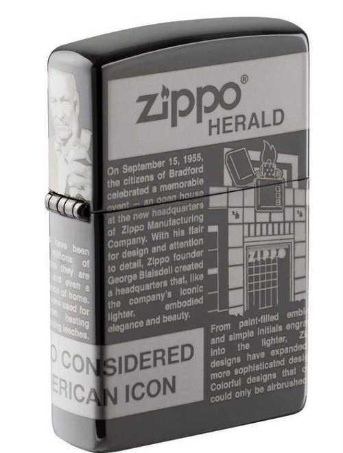 Зажигалка Zippo - Newsprint design