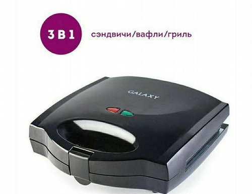 Вафельница сендвичница гриль galaxy gl2959