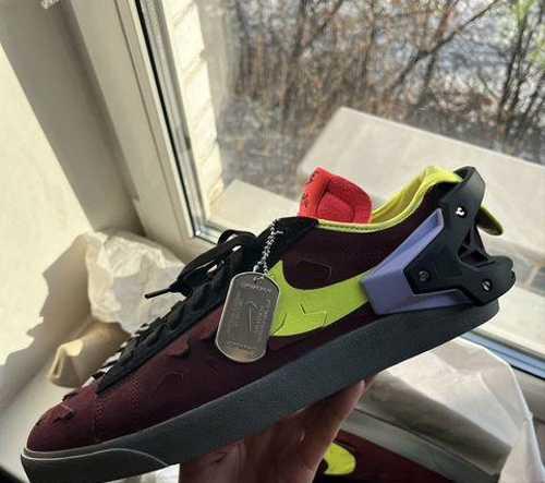 Nike x Acronym Blazer Low Night Maroon 11.5US акро