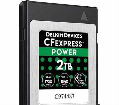 Карта памяти Delkin Devices Cfexpress B 2TB power