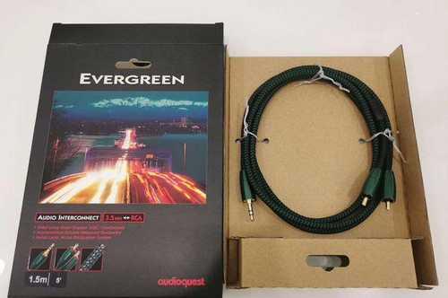 Кабель Audioquest Evergreen 1.5m RCA на mini jack