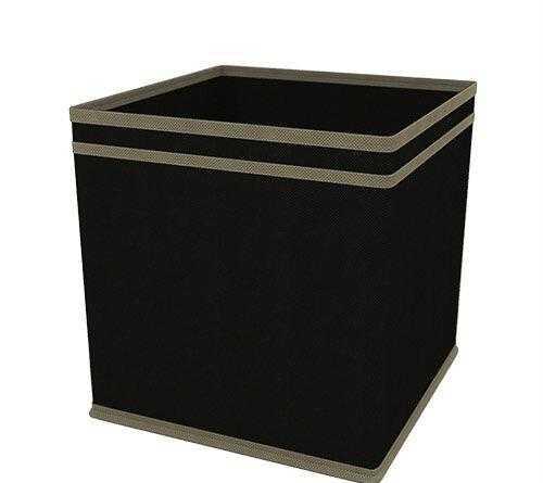 Коробка-куб, черный, 27х27х27см