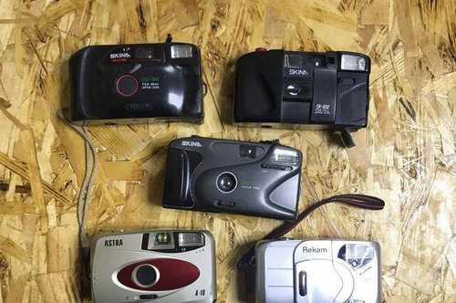 4 тушки пленочных фотоаппаратов