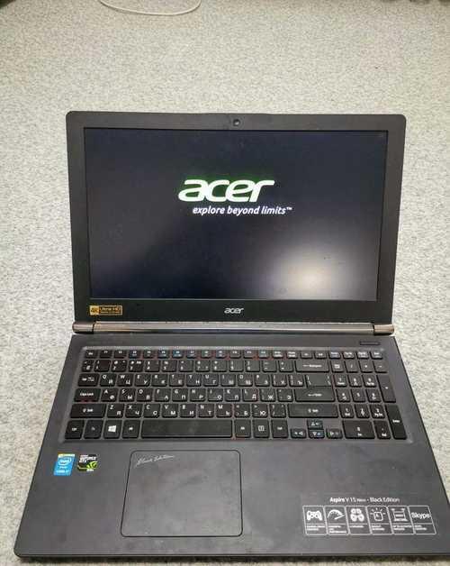 Acer Aspire V15 Nitro Black Edition 4K screen