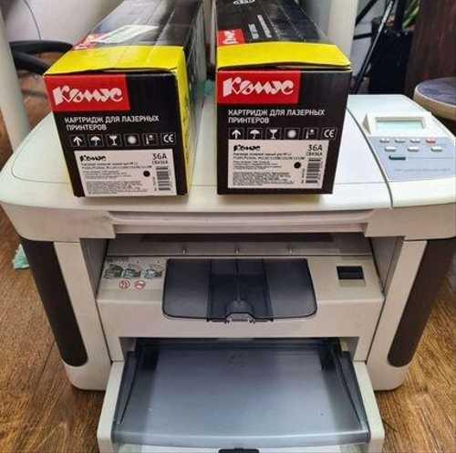 Мфу (принтер, сканер, копир) hp м1120 + картриджи