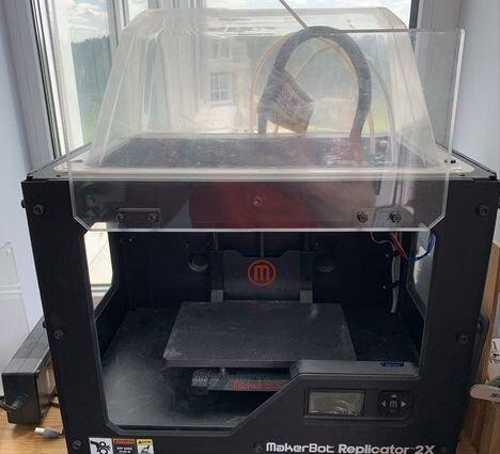 3d принтер makerbot replicator 2x
