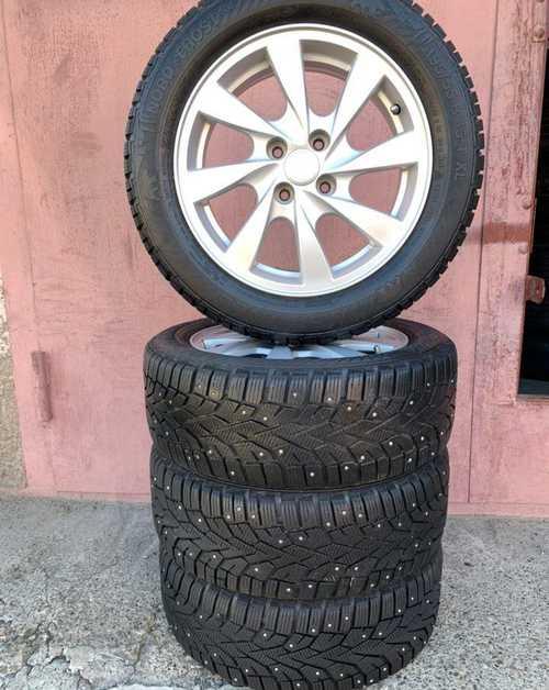 Ваз 195/55R15 Gislaved на литых дисках