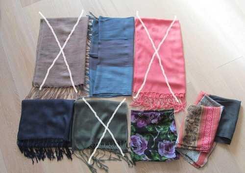Натуральные шарфы палантины из Египта