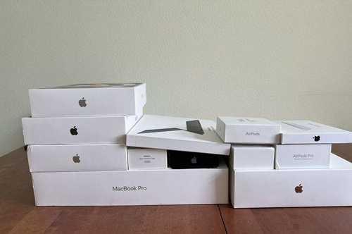 Коробка от iPhone 13 pro max, macbook air, macbook