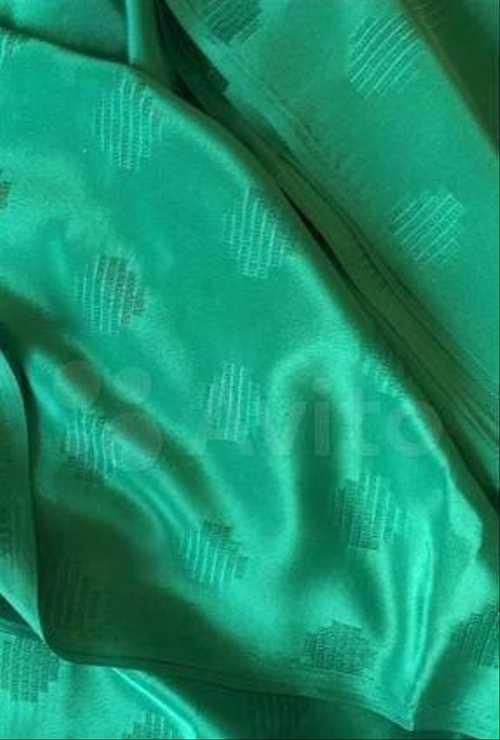 Шикарная винтажная ткань из искусственного шелка