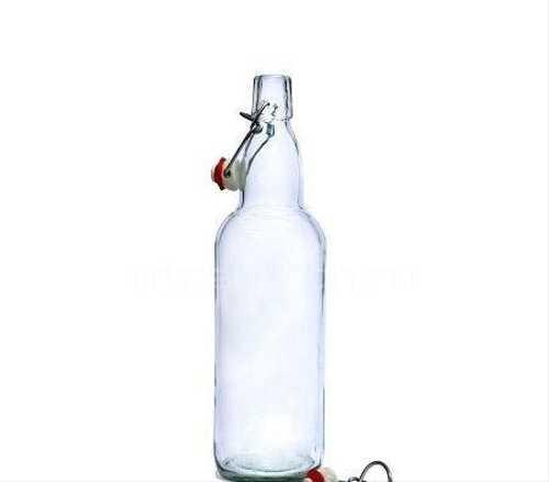 Бутылка под бугельную пробку 1л (светлая)