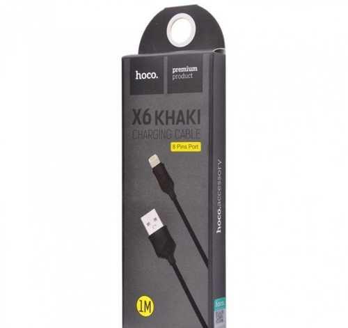 Usb кабель на iPhone x6 hoco usb 1m