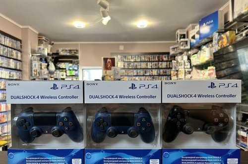 DualShock 4 v2 (Midnight Blue / Синяя ночь) новый