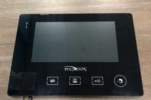 Монитор видеодомофона Polyvision PVD-705C черный