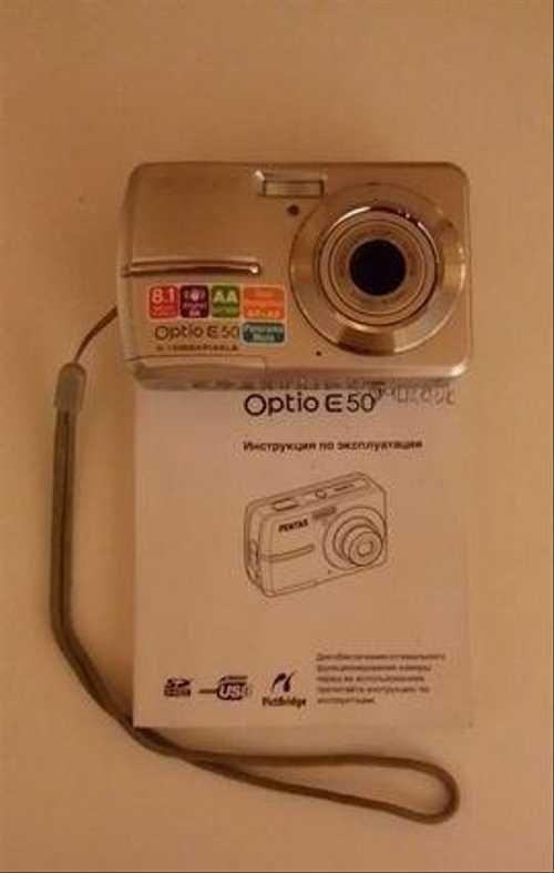 Цифровая фотокамера pentax Optio E50