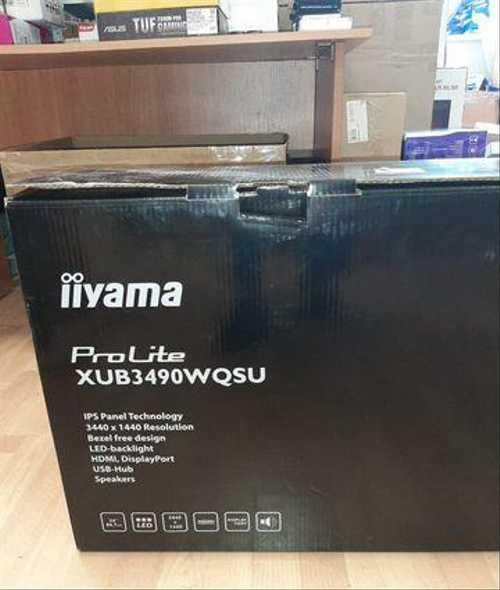 Монитор iiyama prolite XUB3490wqsu-B1, 3440X1440