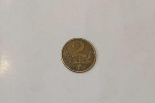 Монета 2 злотых 1981 года