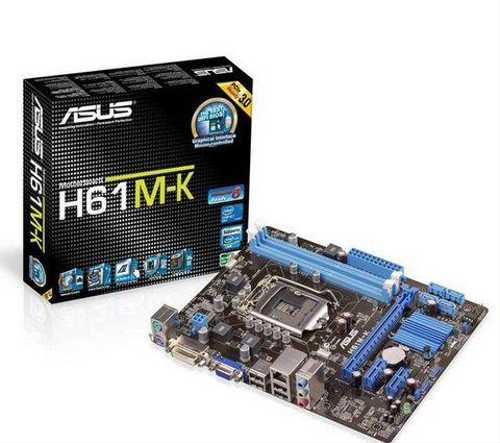Материнская Плата Asus H61M-K