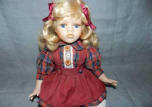 Фарфоровая кукла авторский молд Германия 21 см