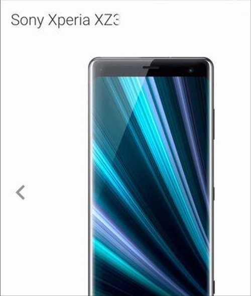 Новый смартфон sony xperia xz3 6 64 черный