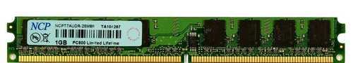 Оперативная память NCP DDR2 800 dimm 1Gb (ncpt7aud