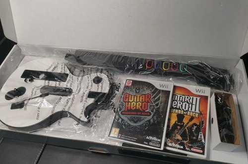 Гитара для Wii + Guitar Hero III+ Warriors of Rock