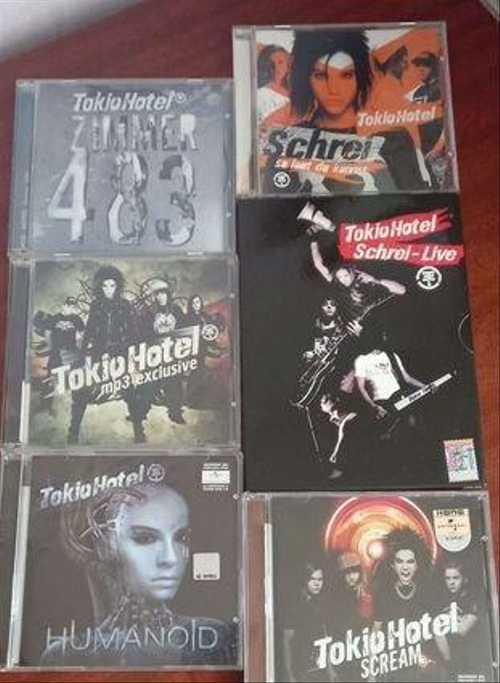 Tokio Hotel CD DVD диски Schrei, Zimmer, Humanoid