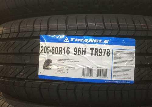 Новые летние шины Triangle 205/60R16