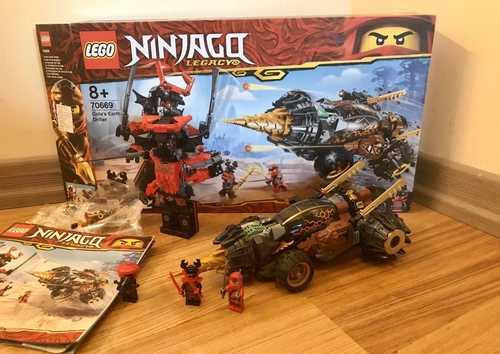 Lego Ninjago 70669 Земляной бур Коула