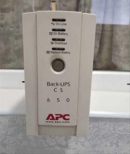 Продаю ибп APS Back-UPS CS 650