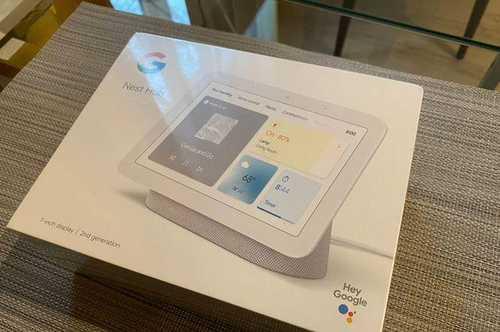 Умная колонка с дисплеем Google Nest Hub 2-nd Gen