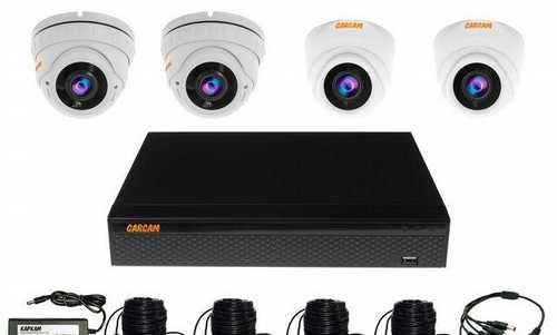 Готовый комплект видеонаблюдения carcam video KIT 5M-12 4 камеры