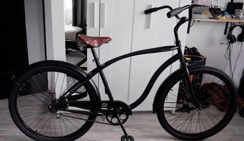 Велосипед Schwinn S1 с сидением Brooks