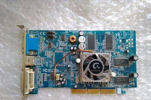 Видеокарта AGP Radeon 9200 gigabyte
