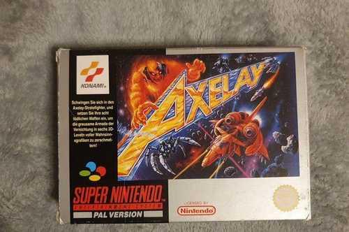 Snes Axelay PAL полный комплект