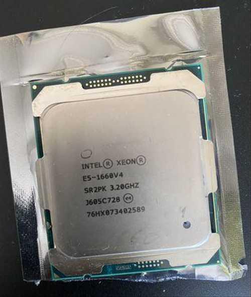 Процессор Intel Xeon e5 1660v4