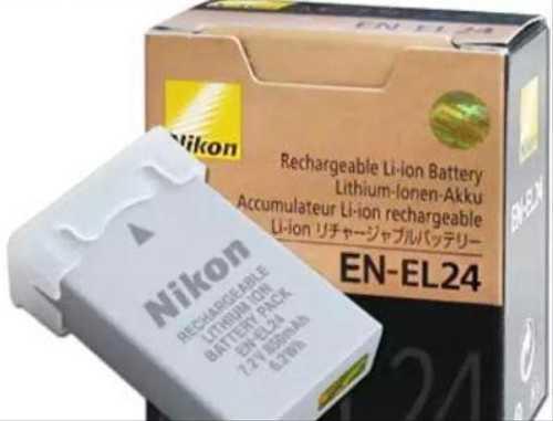 Аккумулятор Nikon EN-EL24 новый