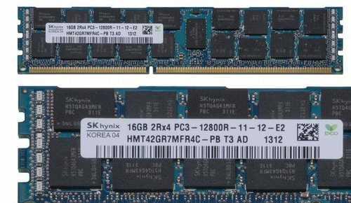 Серверная память 16Gb PC3-10600R PC3L-12800R HP