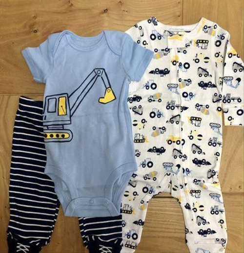 Carters комплект тройка новый 3м