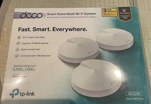 Wi-Fi Mesh система TP-link Deco M9 Plus, 3-pack