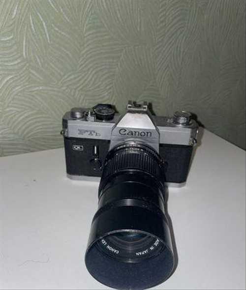 Пленочный фотоаппарат canon ftb