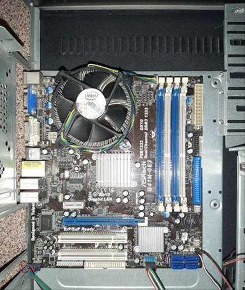 Материнская плата ASRock G41M-GE3 с Xeon e5430