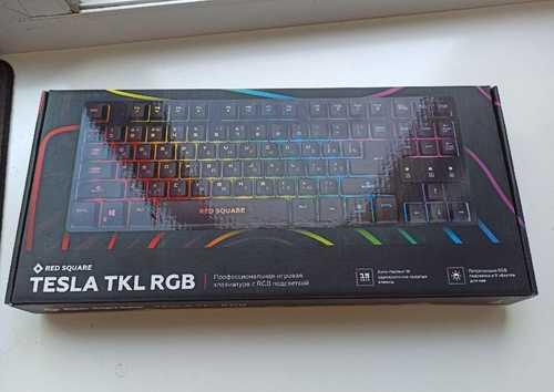 Продаю игровую клавиатуру Red Square tesla TKL RGB