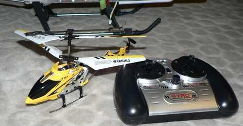 Вертолет Syma S107G и бульдозер на радиоуправлении