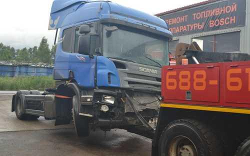 Разбираю Scania P340 4x2 DC12 HPI 2012 года