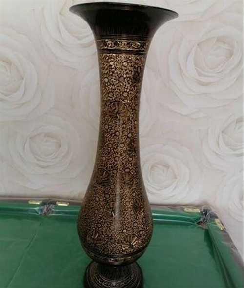Декоративная ваза. Латунь. Индия