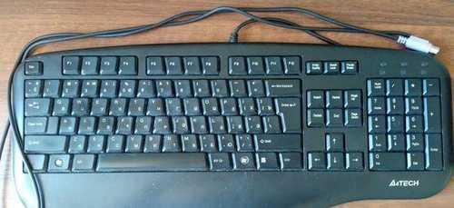 Эргономичная клавиатура A4-Tech KLS-30 PS/2
