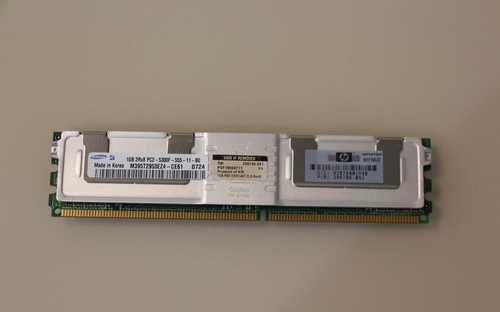 Память для серверов HP 1GB 2Rx8 PC2-5300F-555-11