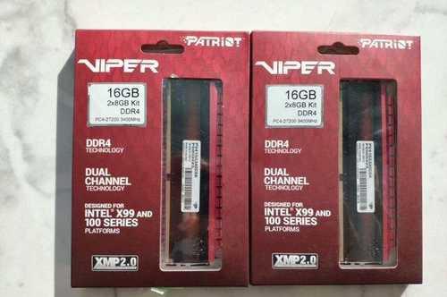 Patriot Viper DDR4 8GBx2 (16 GB) (PV416G340C6K)