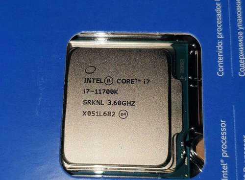 Процессор intel core I7 11700k